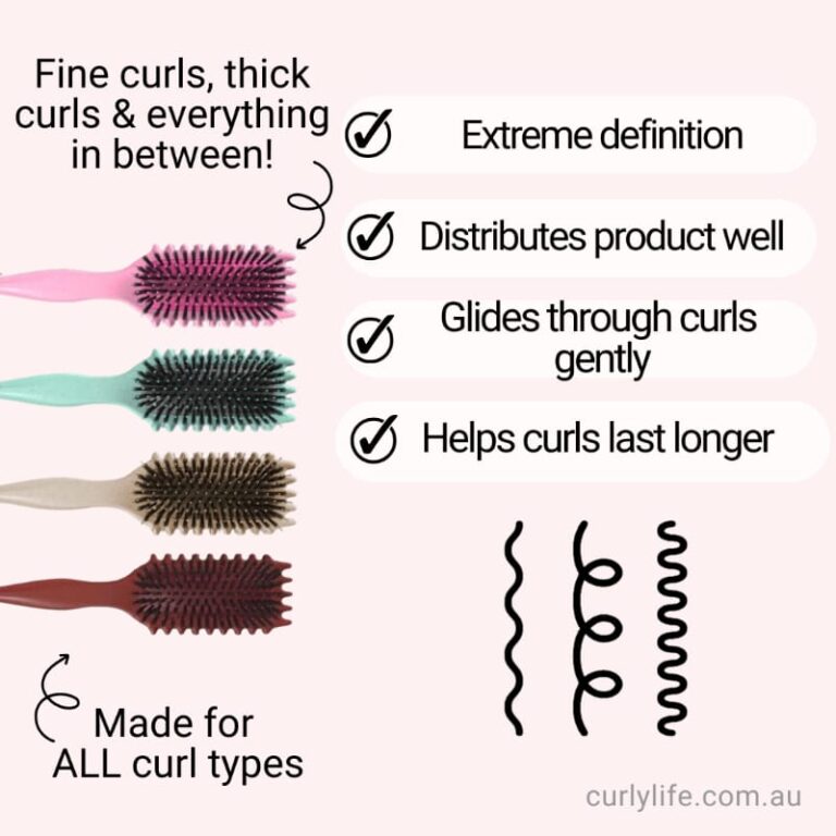 Bounce Curl Define EdgeLift Brush - Curly Life - Australia